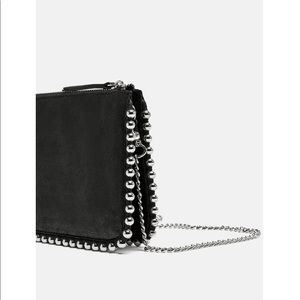 Zara | Bags | Zara Studded Black Crossbody Bag | Poshmark